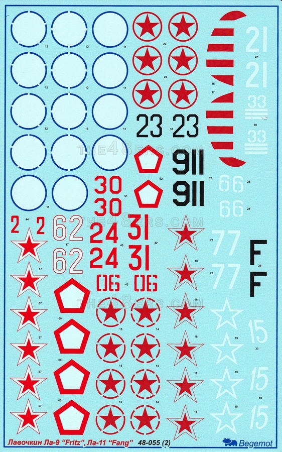 La-9 decal set