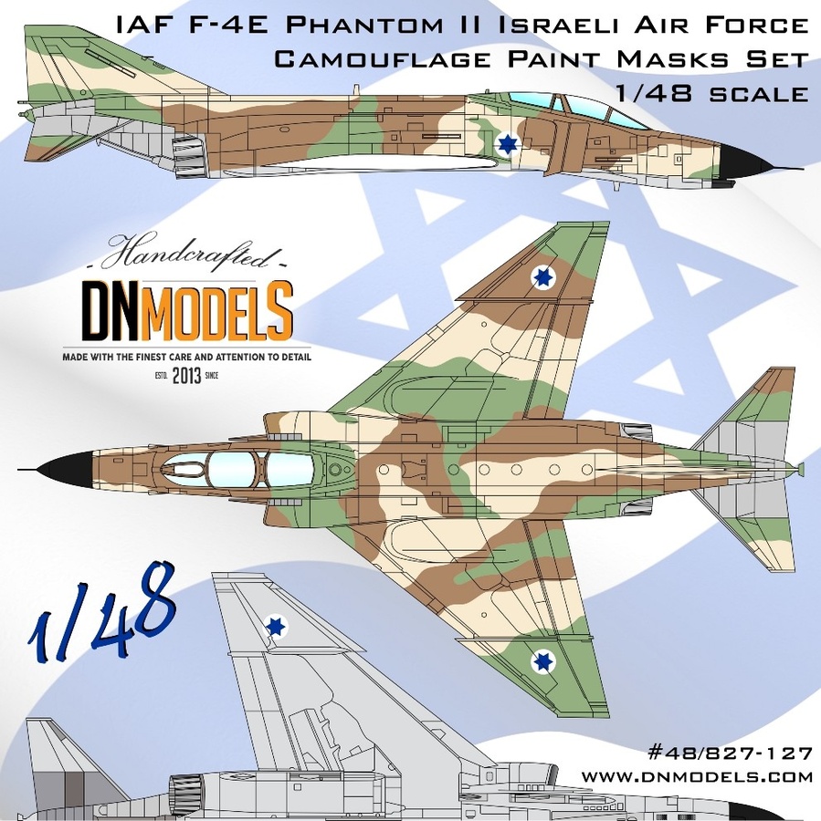 F-4E Phantom II IAF Israeli Air Force camouflage paint masks set