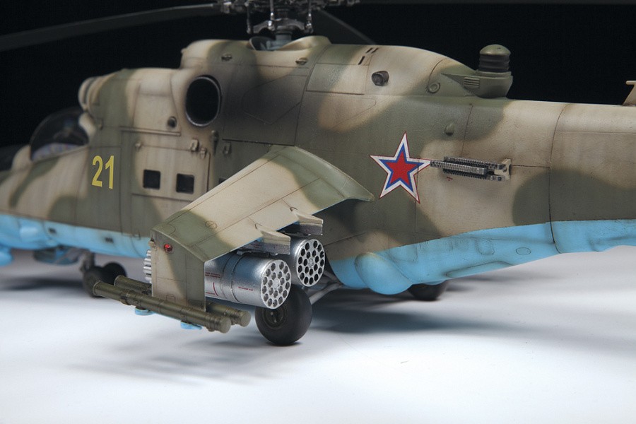 MI-24P Soviet attack helicopter