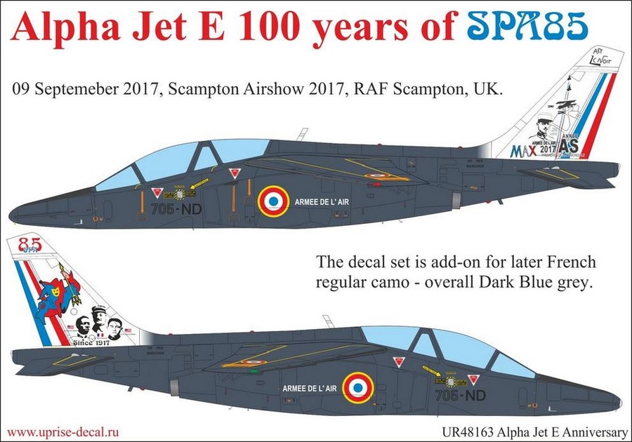 Alpha Jet E 100 years of SPA85