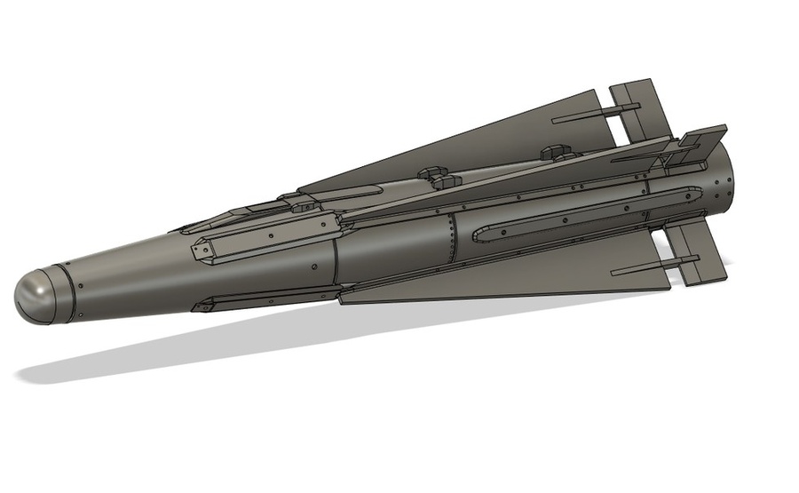Saab 35 Draken Rb 27 Missile (Dummy Rocket – Green)