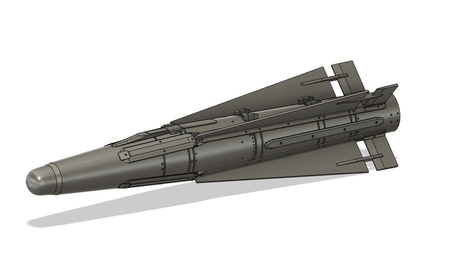 New Products :: Saab 35 Draken Rb-27 Missile (Hot Rocket – White)