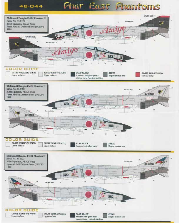 F-4EJ 301st SQ 5th Air Wing 1988 JASDF