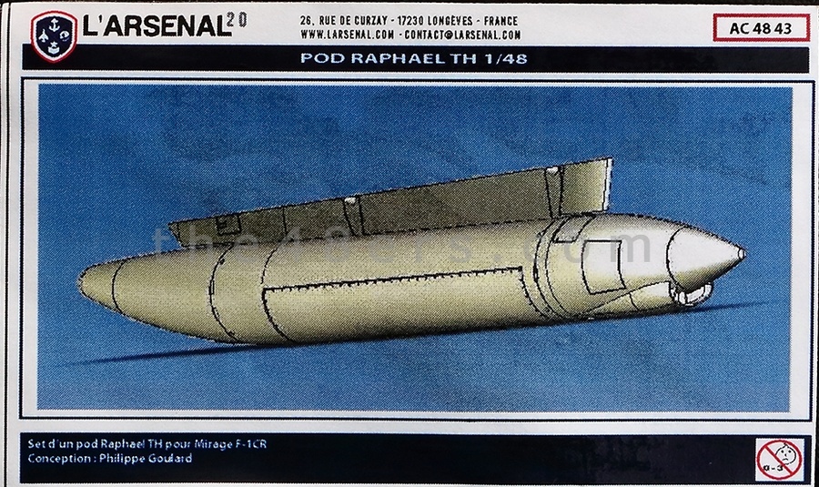 Raphael radar reconnaissance pod