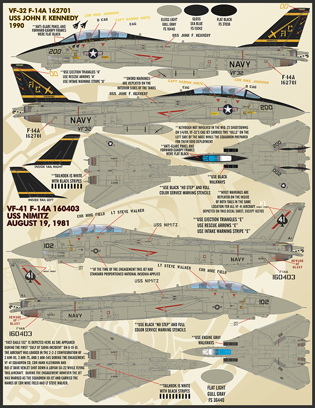 F-14 Colors & Markings Part I