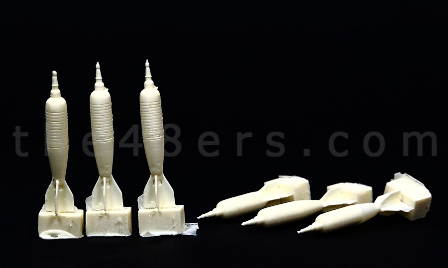 125kg fragmentation bomb x 6