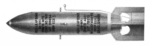 AN MK-1 AP US Bomb 1600lb 2pcs.