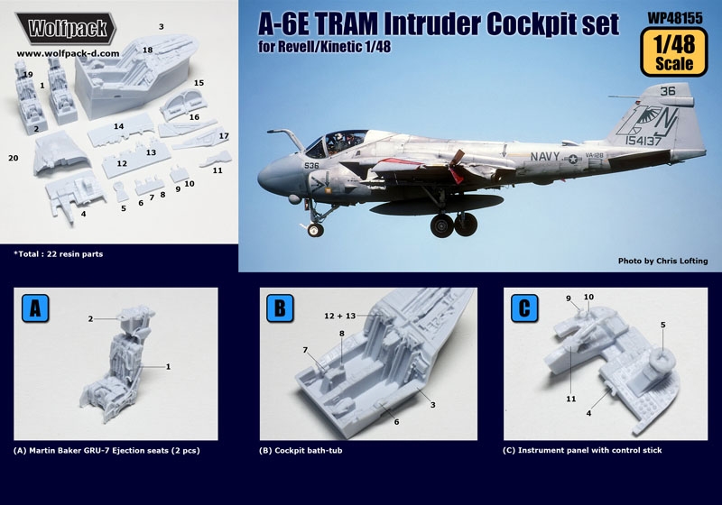 A-6E TRAM Intruder Cockpit set