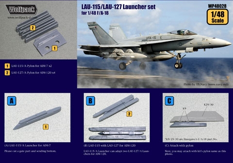 LAU-115/ADU-127 Launcher & Adaptor
