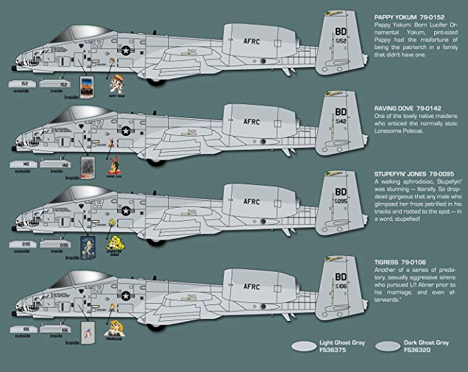 A-10A decal set