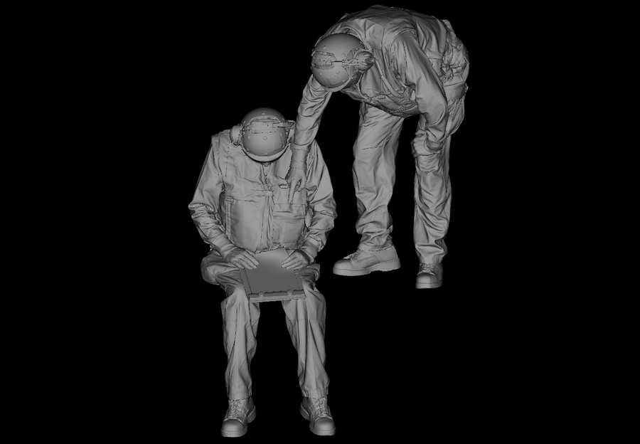 US Navy deck crew standing 7