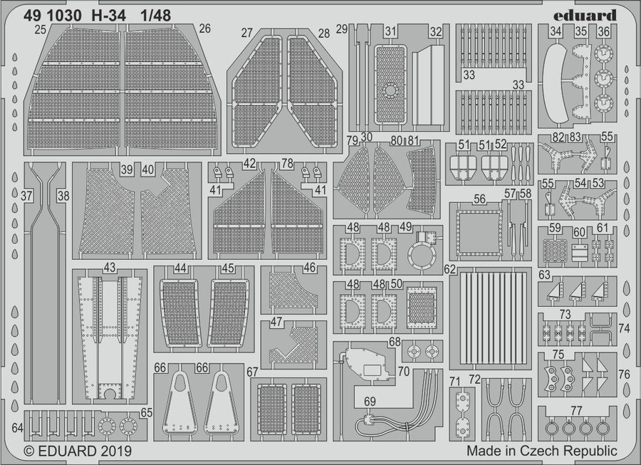 H-34 interior detail set