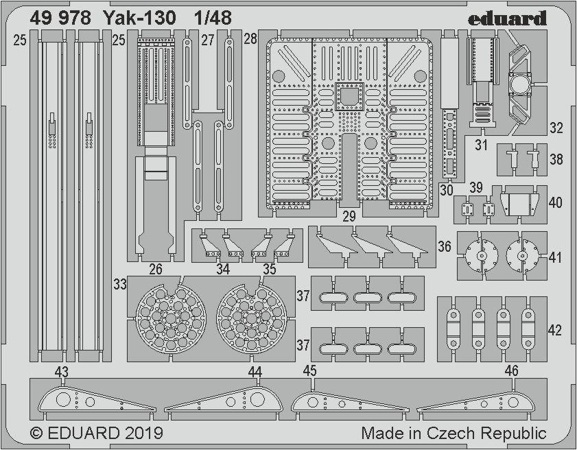 Yak-130 cockpit detail set