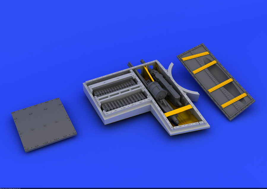 Spitfire Mk. IX gun bay