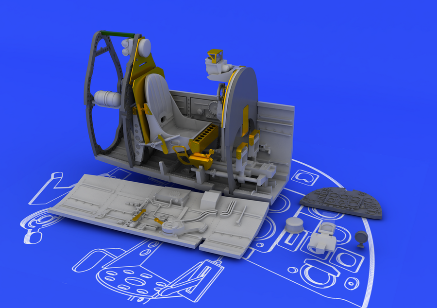 Spitfire Mk. IX cockpit