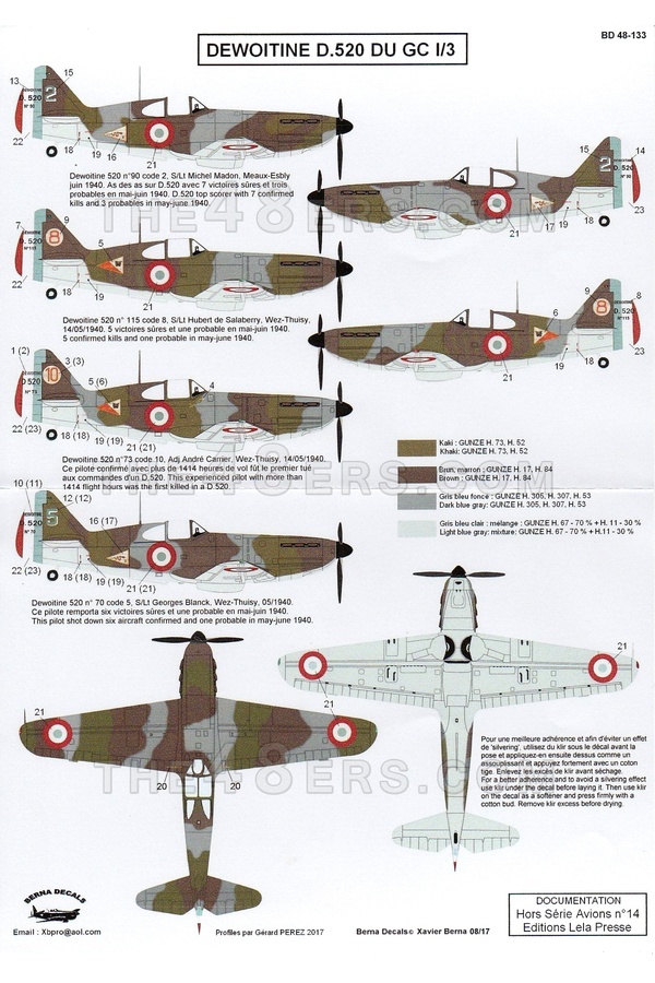 Dewoitine D 520 GC I/3