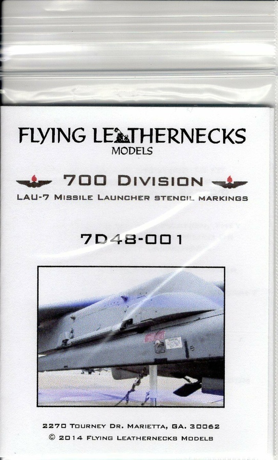 LAU-7 Missile Launcher Stencils