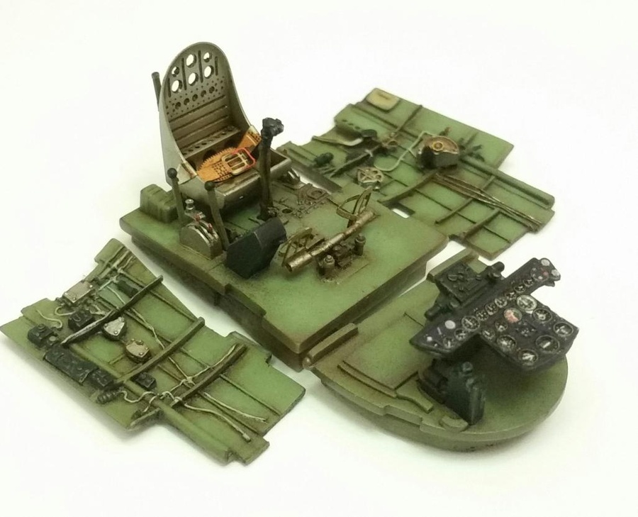 Ki-84 (Frank) cockpit set
