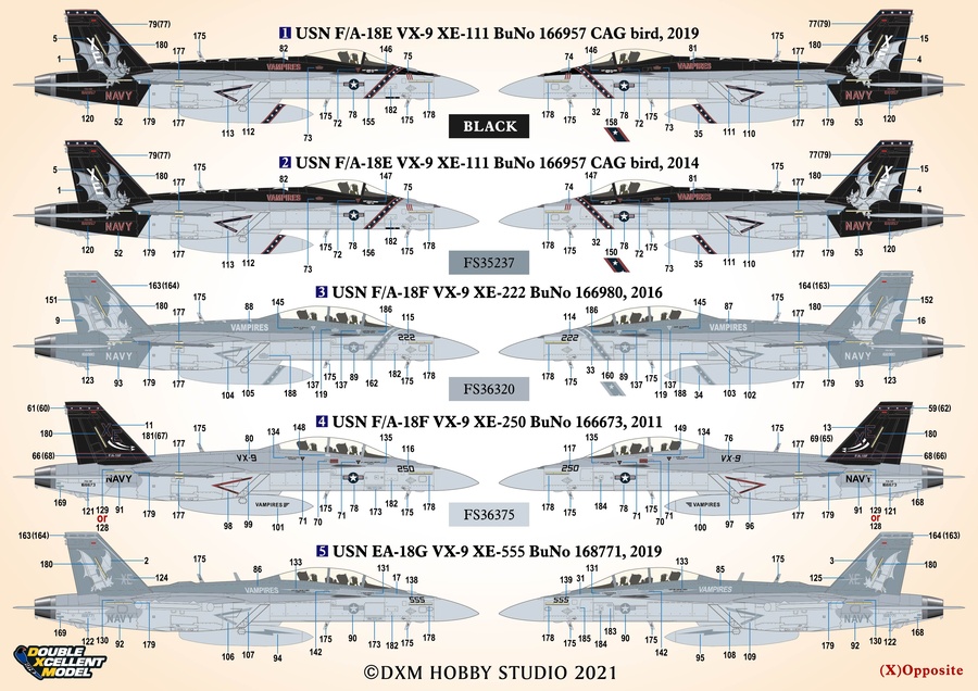 F/A-18E/F & EA-18G VX-9 Vampires