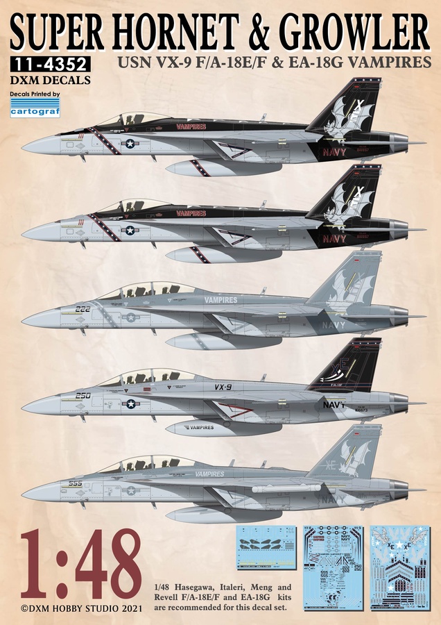 F/A-18E/F & EA-18G VX-9 Vampires