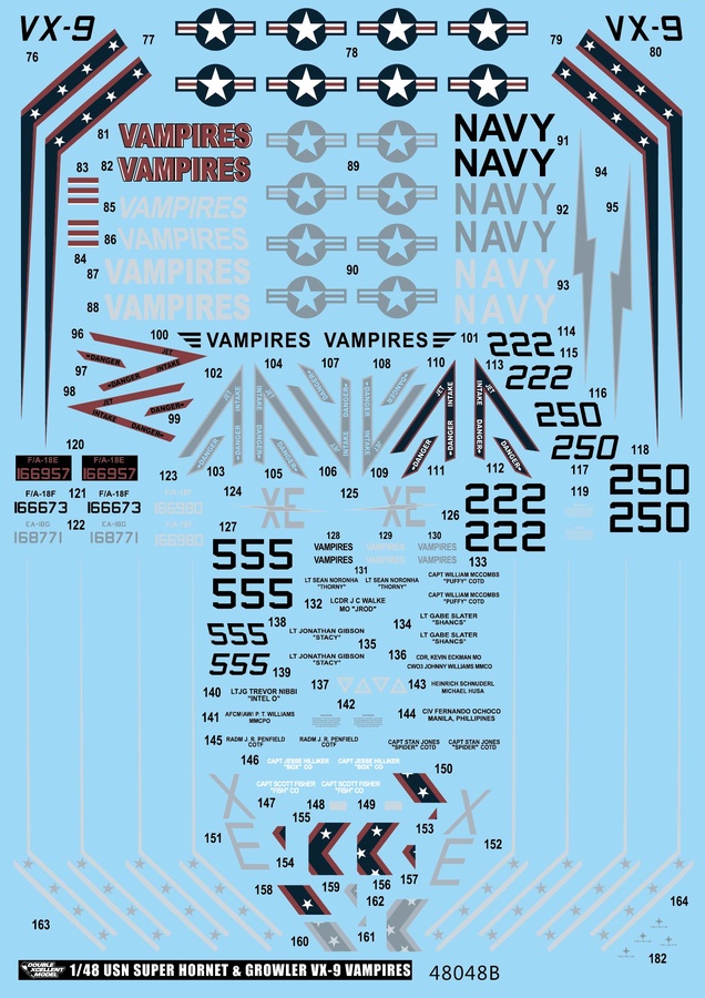 F/A-18E/F & EA-18G VX-9 Vampires