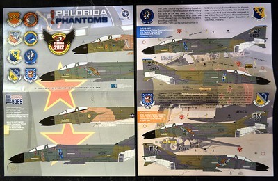 F-4D Phlorida Phantoms Exclusive decals set IPMS USA 2012