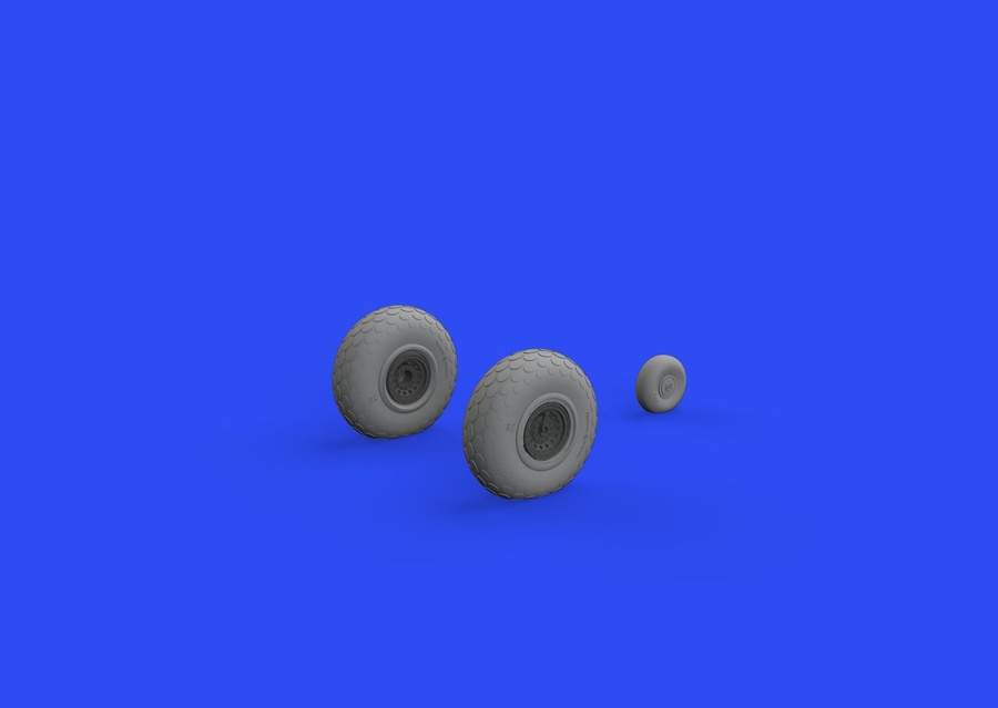 B-17 wheels oval tread