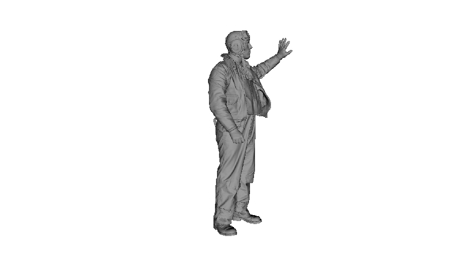 USAAF pilot in summer flight suit and A2 leather flight jacket 1944-1945