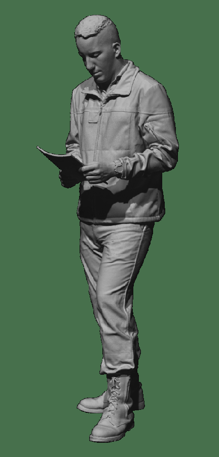 French fireman in firestation outfits standing 3 (FB)