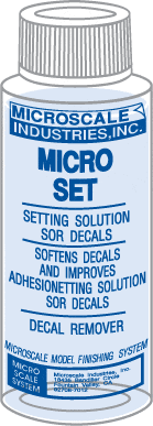 Micro set solution - 1 oz. bottle (Decal Setting Solution/Remover)