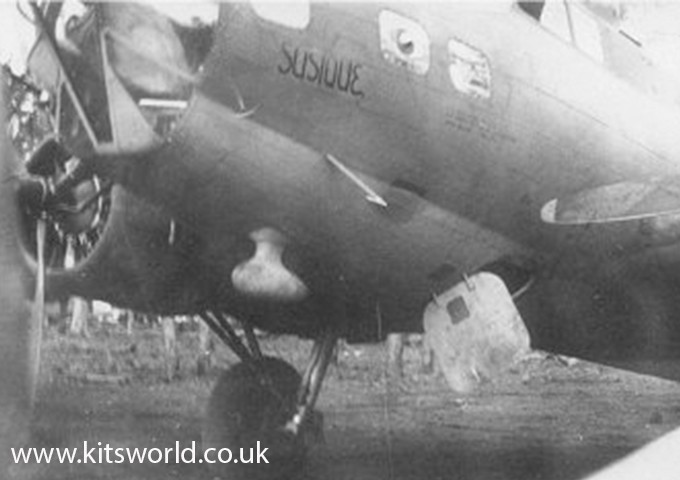 B-17E Flying Fortress Decal Sheet 'Suzy Q' & 'Yankee Diddler'