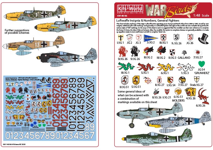 Decal sets :: Luftwaffe Squadron Fighter Markings