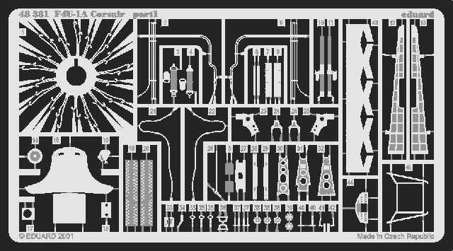 F4U-1A detail set