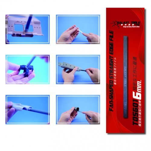 Fan-shaped grinding file 6mm