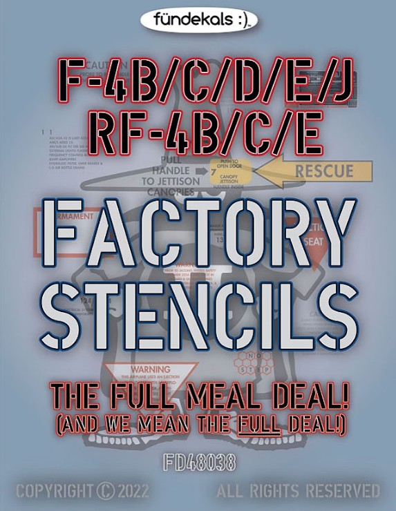 F-4B/C/D/E/J & RF-4B/C/E factory stencils