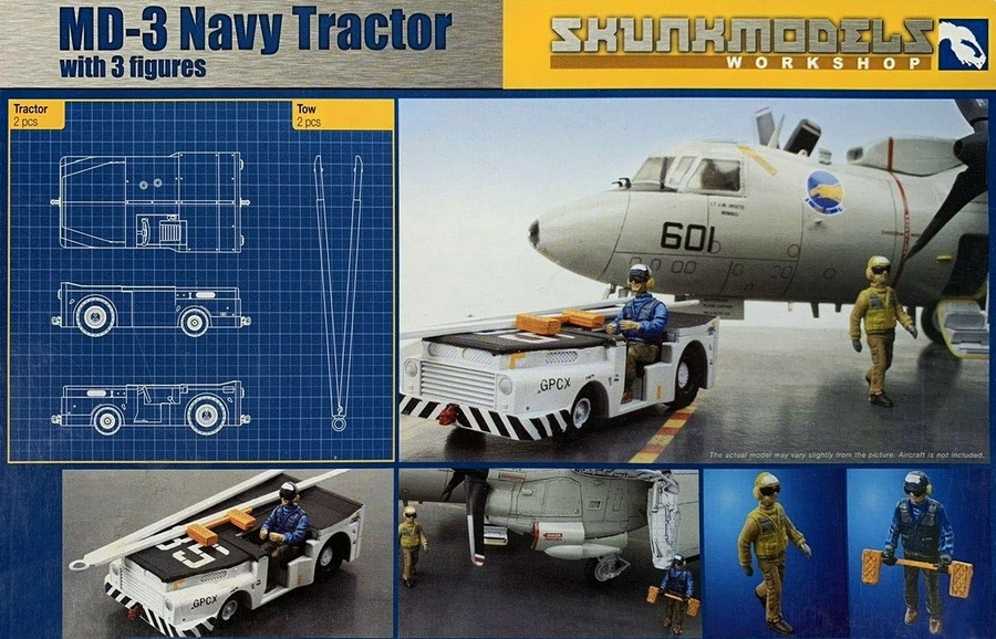 Kits :: MD-3 Navy tractor short type with 3 figures