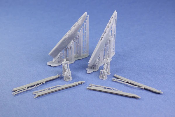 F-4 Phantom Wing pylons (USAF Style) including flightline resin LAU-105 ...