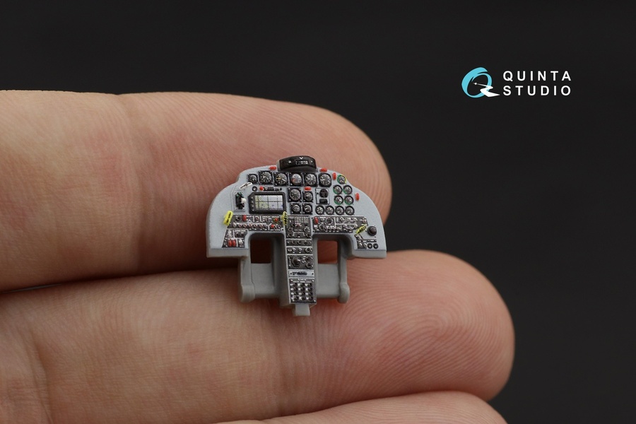 NF-5A 3D-Printed & coloured Interior on decal paper for the Kinetic kit