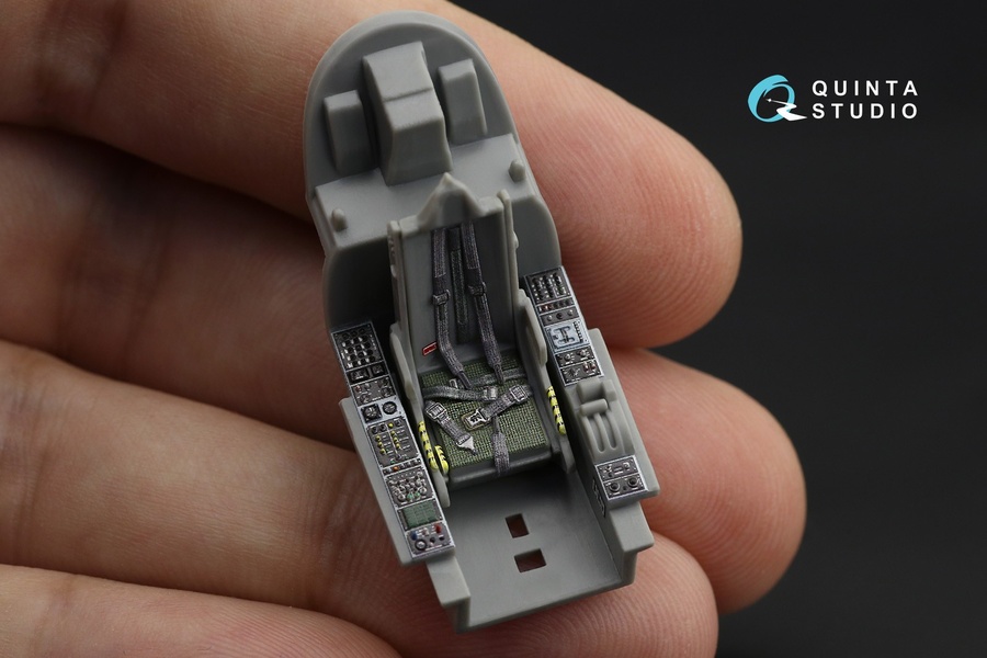 NF-5A 3D-Printed & coloured Interior on decal paper for the Kinetic kit