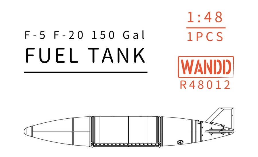 F-5E/F/N Tiger II 150 gal fuel tank (1pcs)
