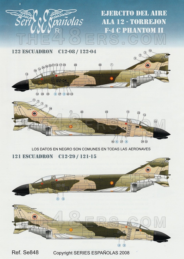 F-4C Phantom II Ejercito del aire ala 12 - Torrejon