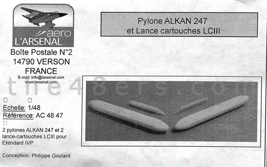 ALKAN LC III flares launcher & 257 pylon