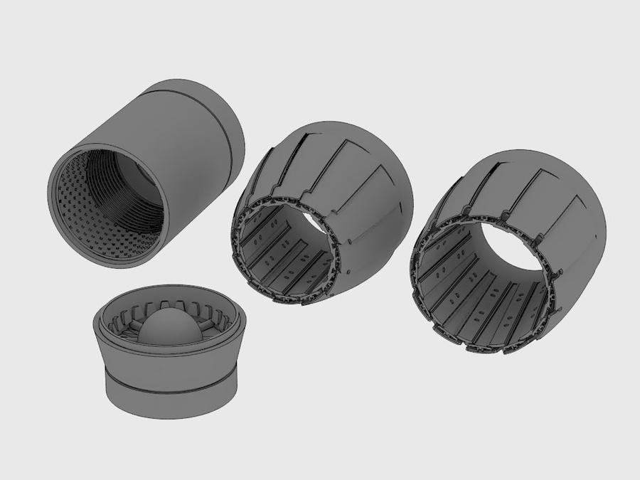 F/A-18 C/D GE F404 Engine Nozzles