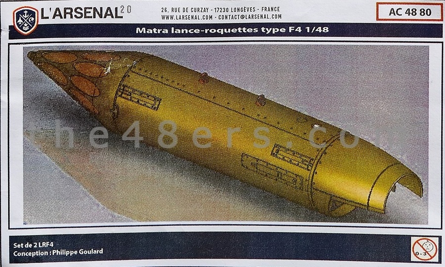 Rocket pod Matra type F4 (LR F4) x 2