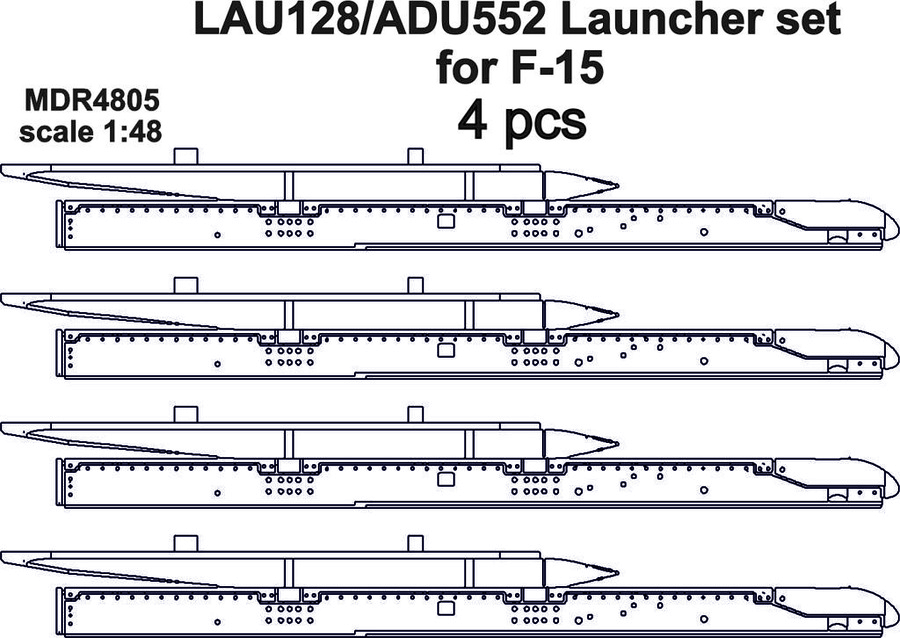 LAU-128/ADU-552 Launcher set for F-15
