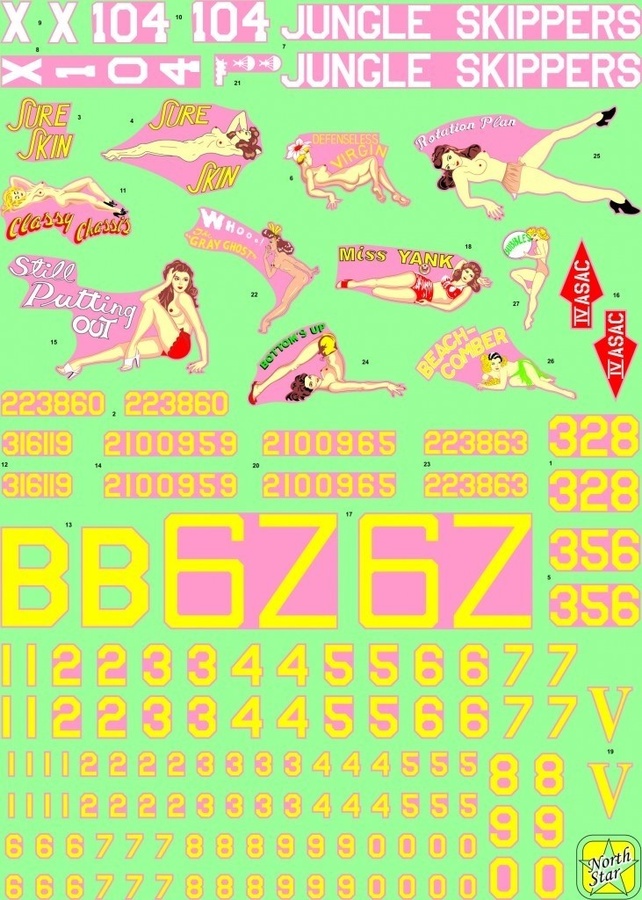 C-47 Pin Up nose art