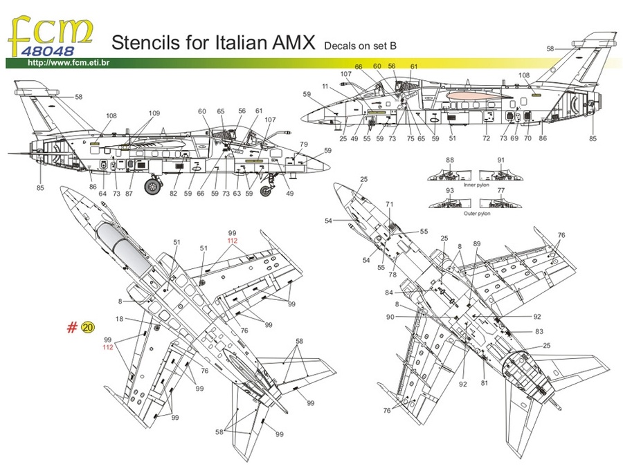 Alenia / Aermacchi / Embraer AMX - A-1A/B/M
