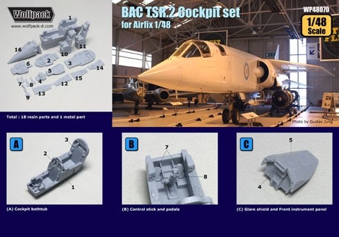 TSR.2 cockpit set.