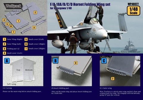 F/A-18A/B/C/D Folding Wing set