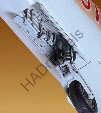 MiG-21 UM landing gear bay